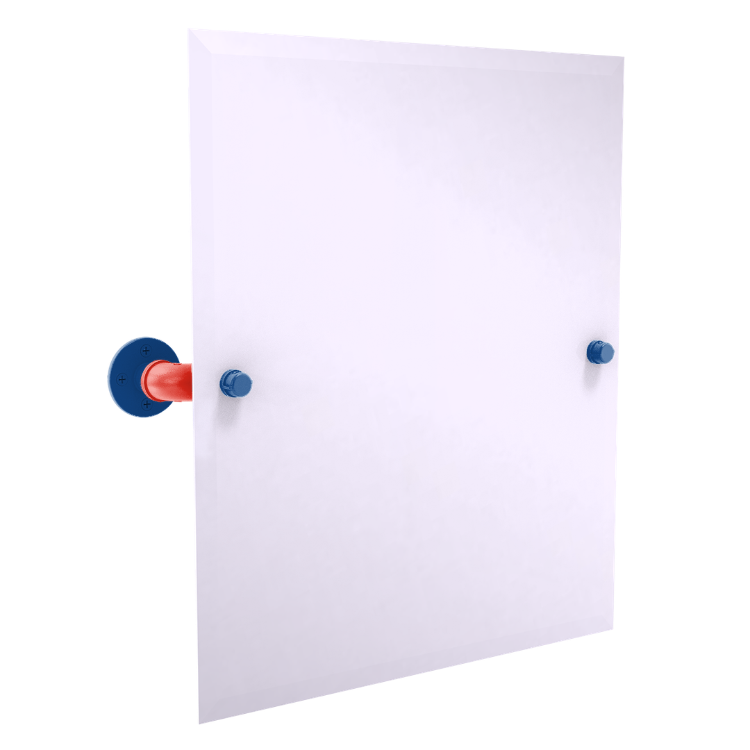 Diamond Collection Frameless Rectangular Wall Mounted Tilt Mirror Toro