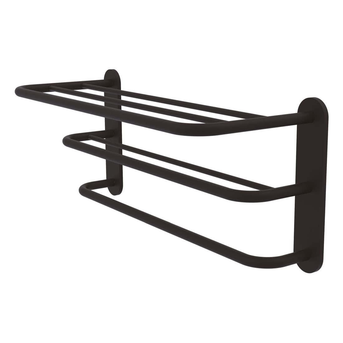 Three Tier Hotel Style Towel Shelf with Drying Rack